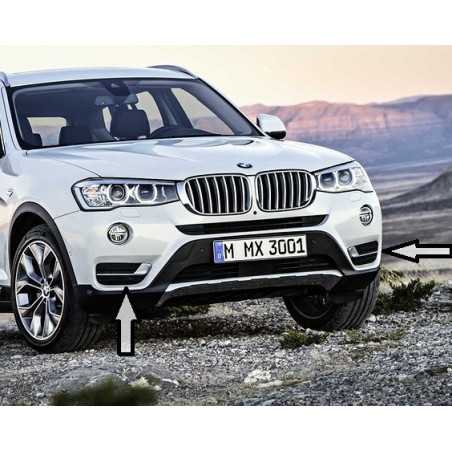 Grilles latérales de pare-choc avant finition Xline pour BMW X3 F25