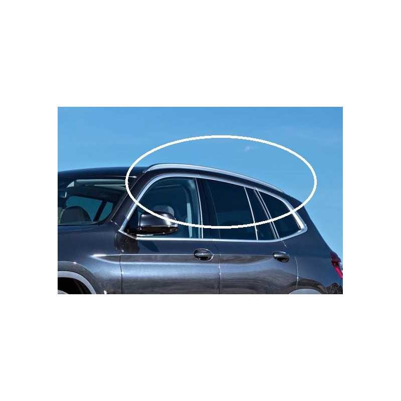 Rails de toit en aluminium satiné BMW X3 F25
