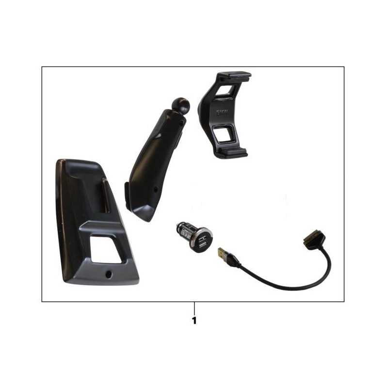 Système de fixation universel pour smartphone et GPS BMW Série 1