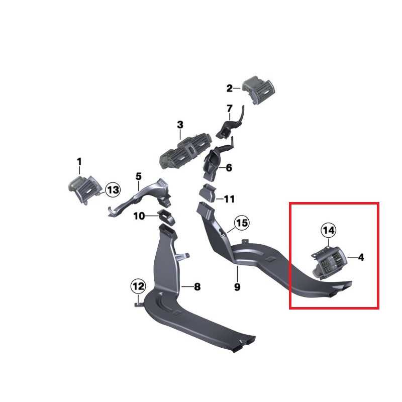 Cache boitier filtre climatisation pour BMW X3 F25