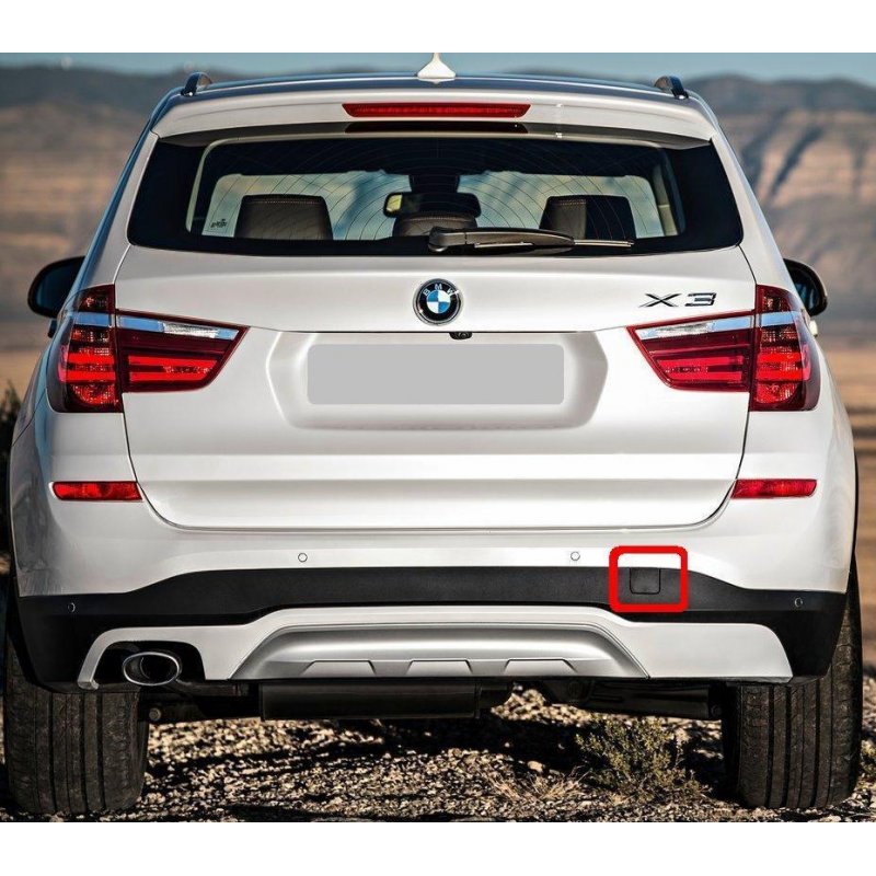 Couvercle anneau de remorquage en apprêt pour BMW X3 F25 Forfait ... Couvercle anneau de remorquage en apprêt pour BMW X3 F25 Forfait ...