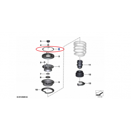 Rondelle joint pour BMW E90 E91 E92 E93