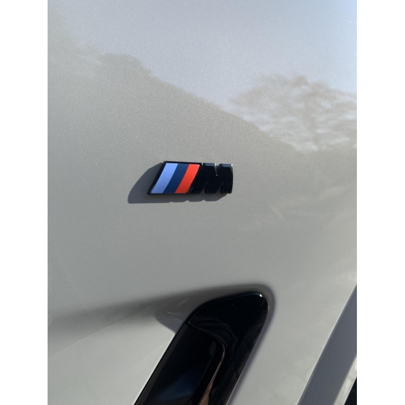 Logos noir brillant (x2) BMW M d'aile avant pour BMW Série 4 F32 F33 ...