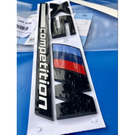 Logo de coffre Noir X5 M Competition BMW X5