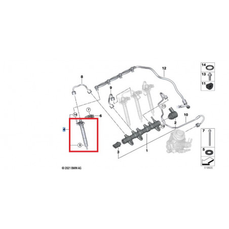 Injecteur pour BMW X5 G05