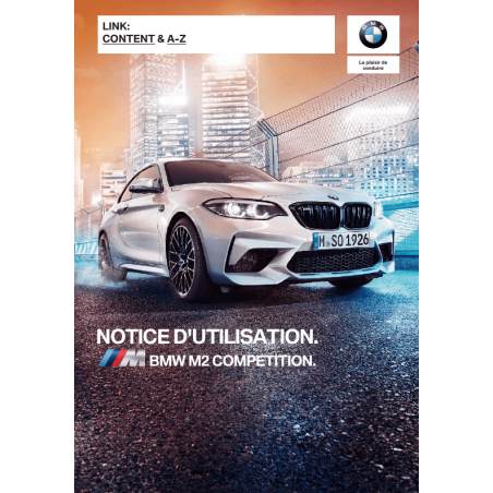 Notice d'utilisation du véhicule pour BMW M2 F87