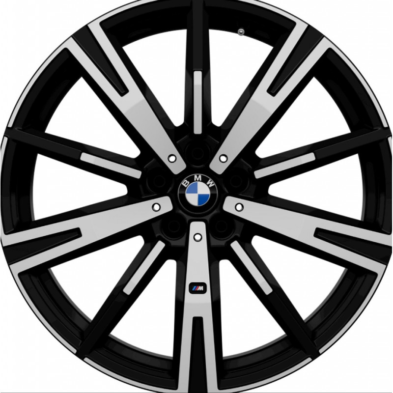 Jante 20" Style 938M en alliage léger pour BMW Série 5 G60 G61 Coté Avant