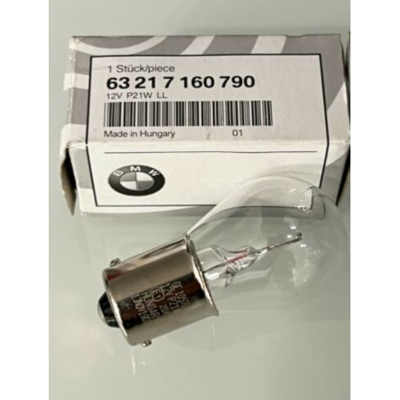 Ampoule feu position ARRIERE Longlife (P21W/12V/21W pour BMW Série 1 E81 E82 E87 E88