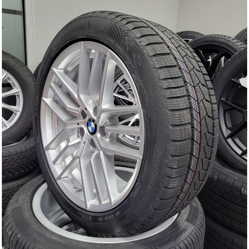 Roues complètes hiver 19" style 933 Refined Silver pour BMW Série 5 G60 G61