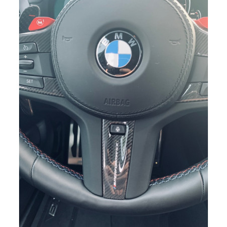 Jeu complet volant M Performance Pro avec cache carbone/Alcantara et ...